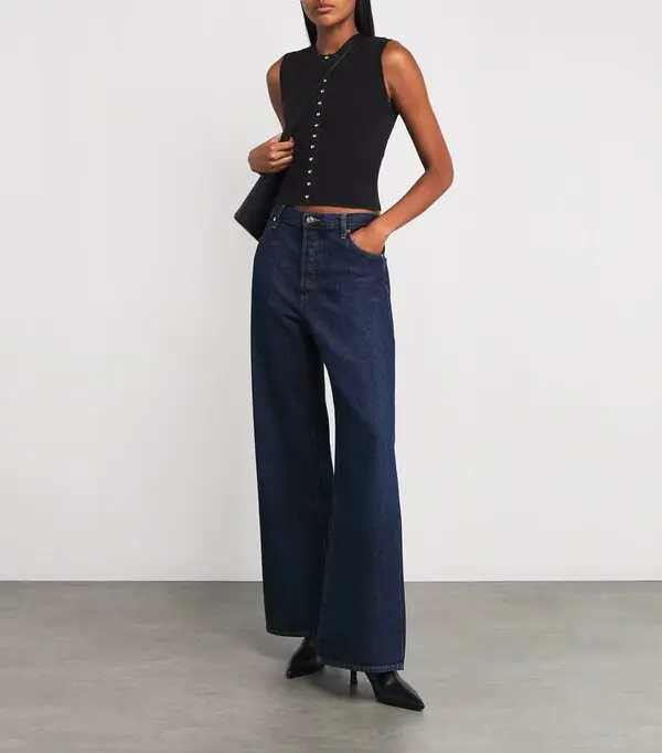 Claudie Pierlot Wool Sleeveless Cardigan