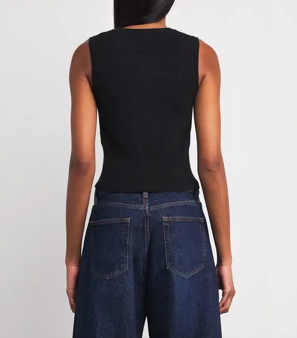 Claudie Pierlot Wool Sleeveless Cardigan