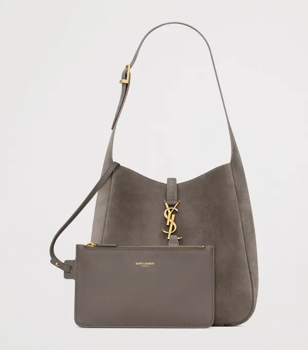 Saint Laurent Small Le 5 À 7 Shoulder Bag - Grey