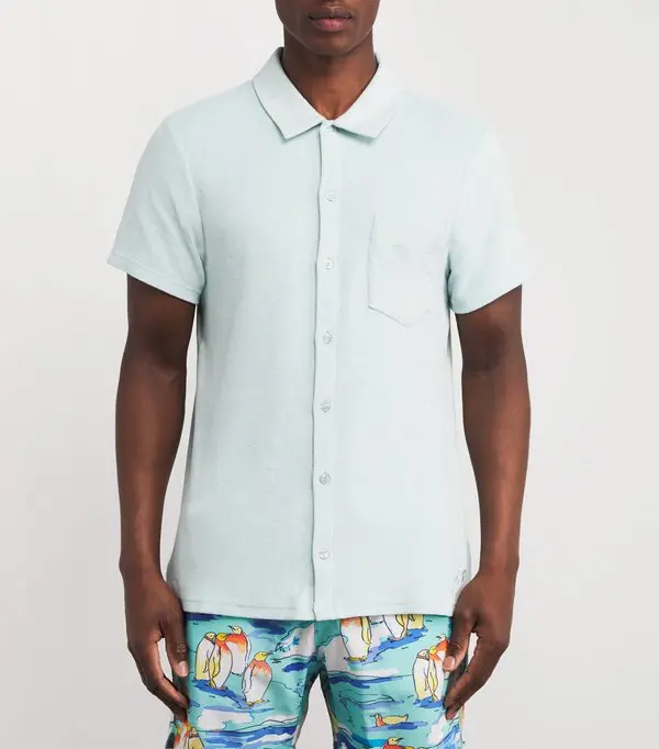 Vilebrequin Cotton-blend Terry Charli Shirt - Blue