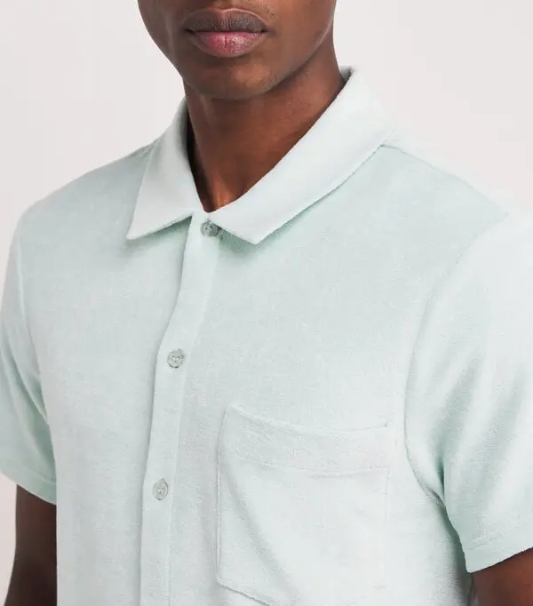 Vilebrequin Cotton-blend Terry Charli Shirt - Blue