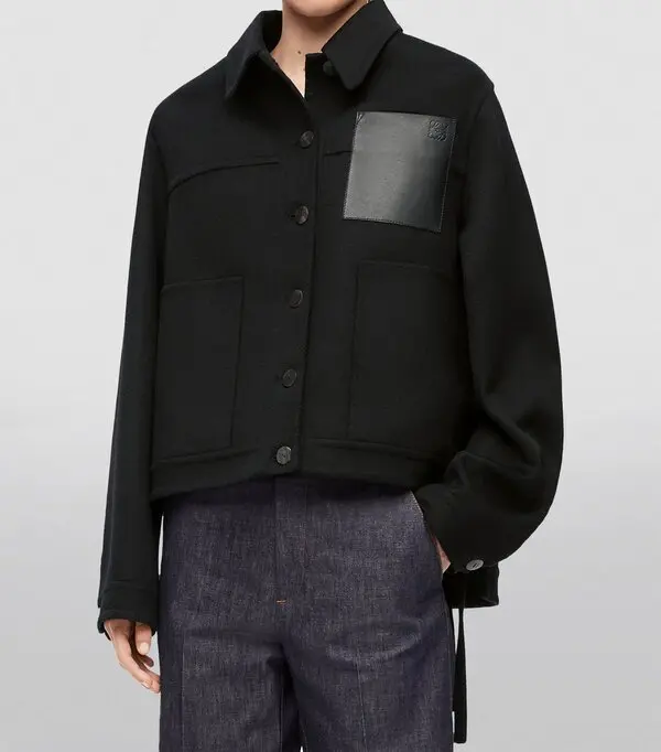 Loewe Wool-cashmere Workwear Jacket