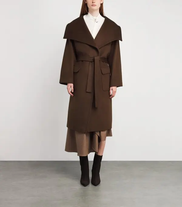 Max & Co. Wool-cashmere Wrap Coat