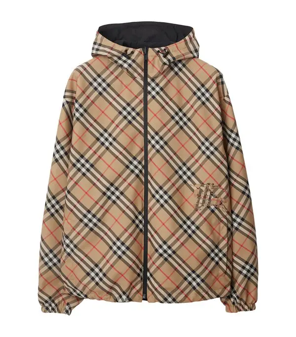 Burberry Reversible Check Ekd Jacket - Beige