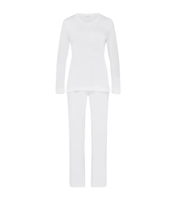 Hanro Cotton Moments Pyjama Set - White