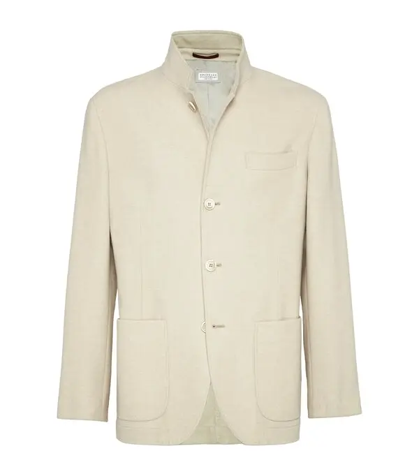 Brunello Cucinelli Tailored Cashmere Coat - Beige