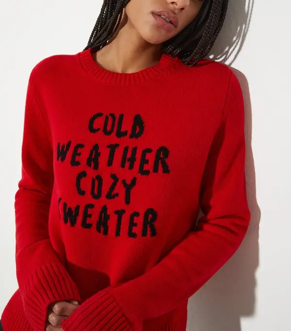 Max & Co. Wool-cashmere Embroidered Sweater