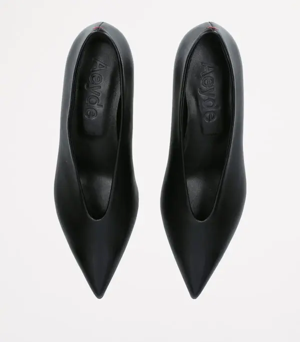 AeydĒ Leather Clara Pumps - Black