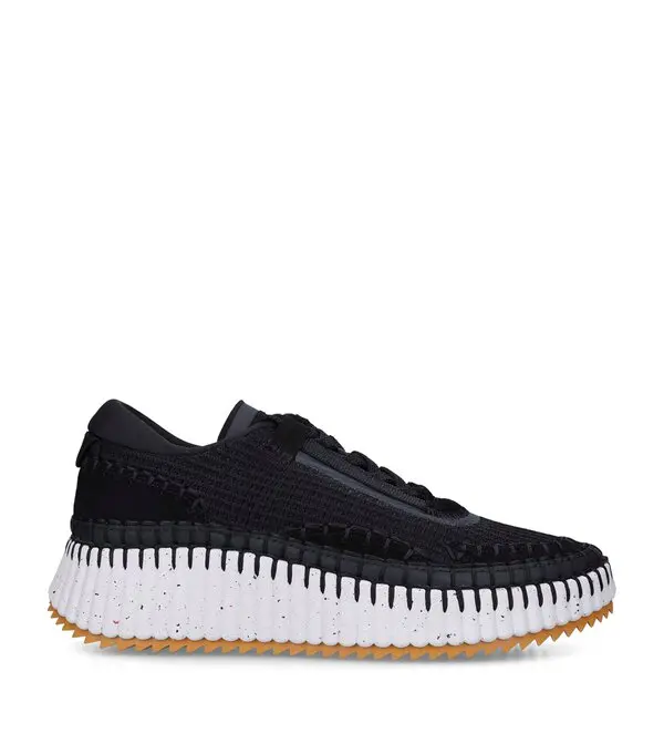 Chloé Nama Runner Sneakers - Black