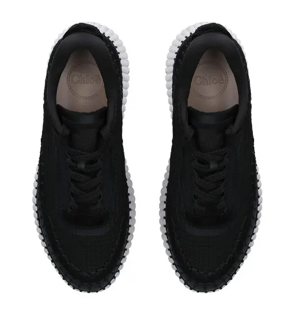 Chloé Nama Runner Sneakers - Black