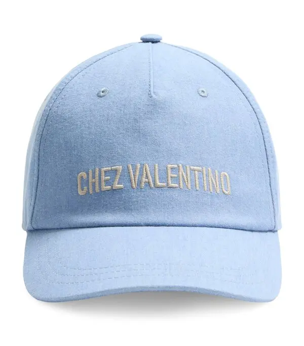 Valentino Garavani Chez Baseball Cap - Blue