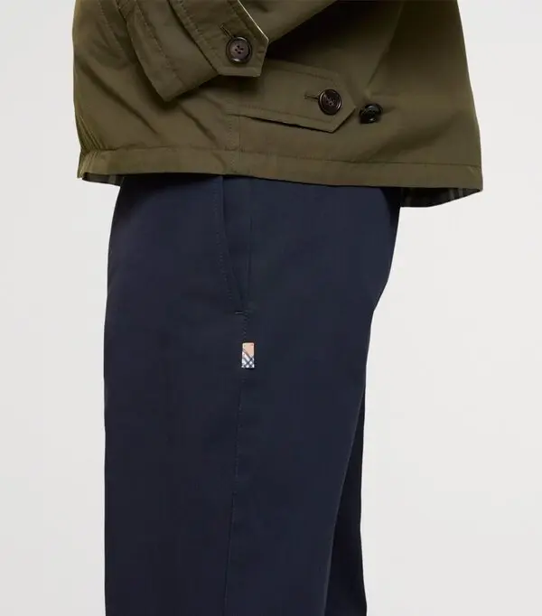 Burberry Cotton Twill Slim Chinos