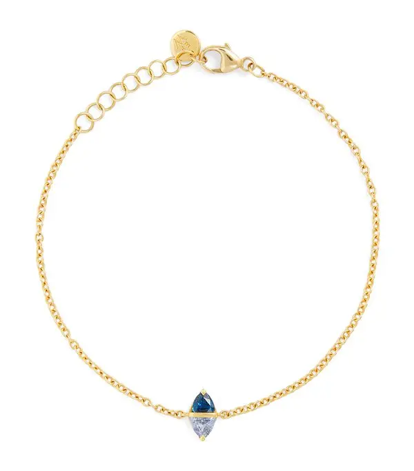 EMILY P. WHEELER Tilly Sapphire Bracelet - Gold