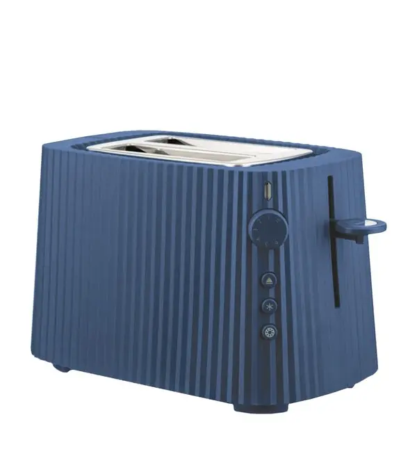 ALESSI Plissé 2-slice Toaster - Blue