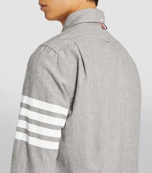 Thom Browne 4-bar Stripe Shirt - Grey