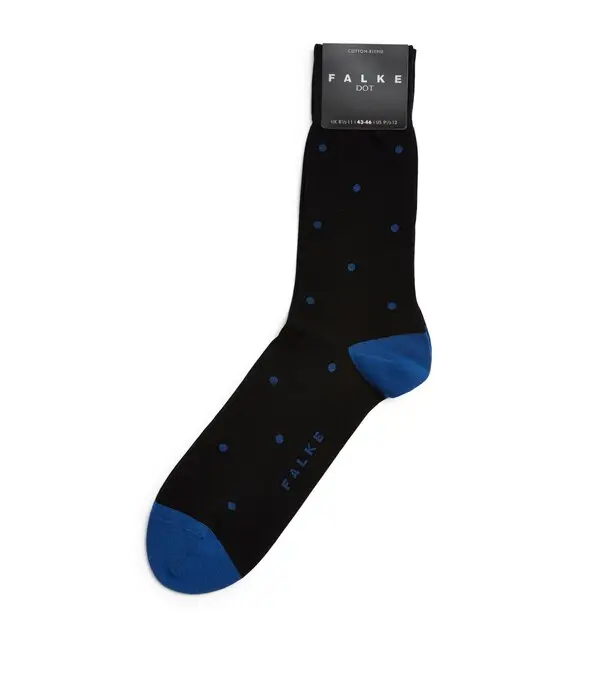 Falke Cotton-blend Dot Socks - Black