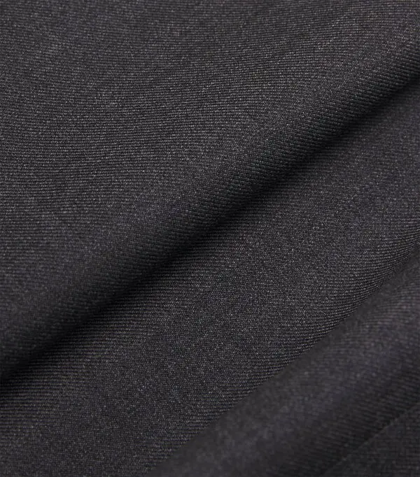 Canali Wool Straight Leg Trousers - Grey