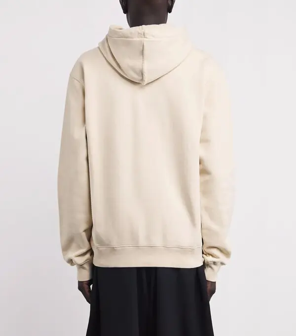 Jacquemus Grosgrain Logo Hoodie - Beige
