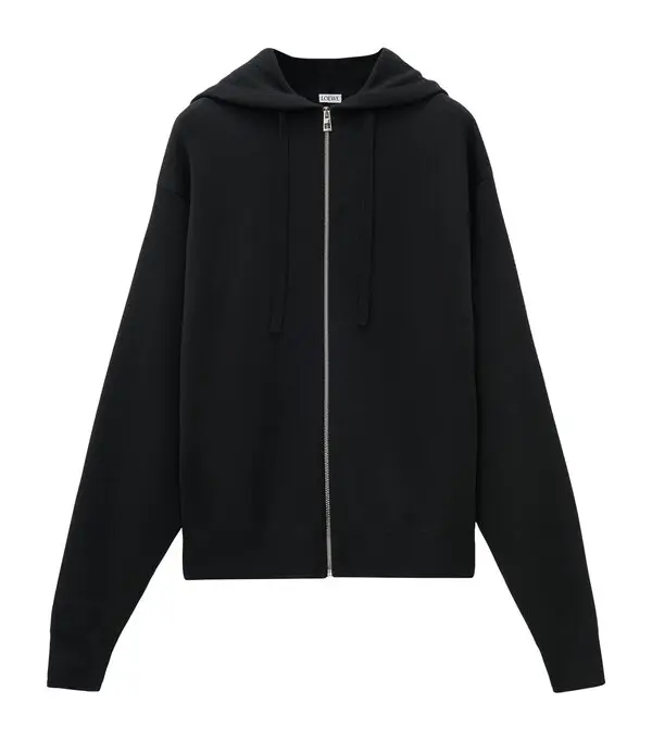 Loewe Wool Anagram Zip-up Hoodie