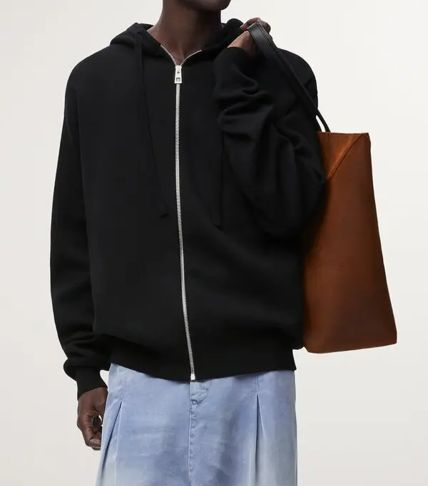Loewe Wool Anagram Zip-up Hoodie