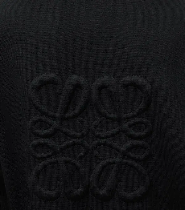 Loewe Wool Anagram Zip-up Hoodie