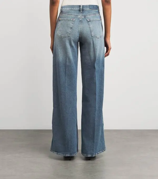 7 For All Mankind Lotta Flared Jeans - Blue