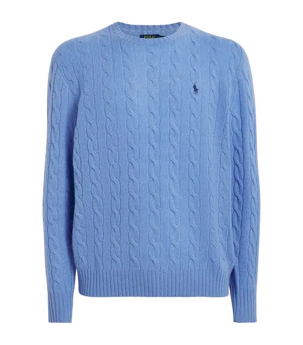Polo Ralph Lauren Cable-knit Wool-cashmere Sweater