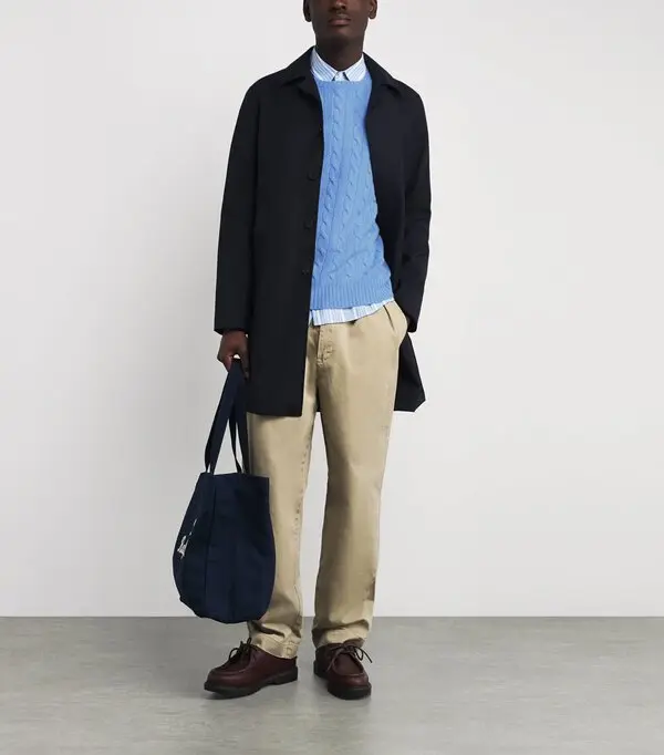 Polo Ralph Lauren Cable-knit Wool-cashmere Sweater