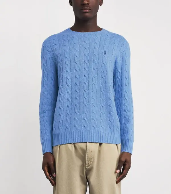 Polo Ralph Lauren Cable-knit Wool-cashmere Sweater