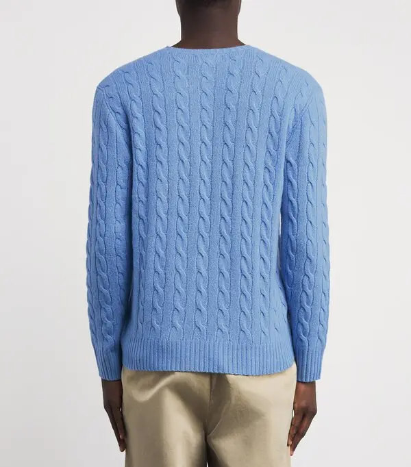 Polo Ralph Lauren Cable-knit Wool-cashmere Sweater