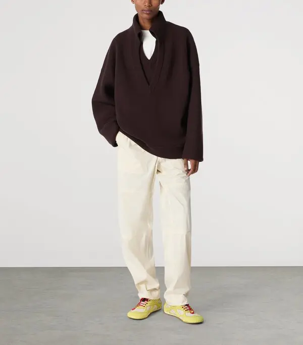 Bottega Veneta Suede-trim Sneakers