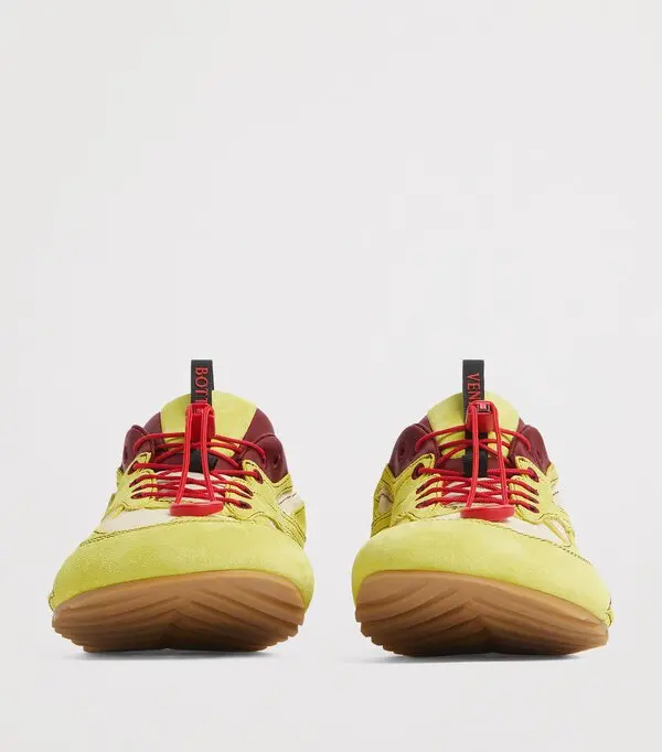 Bottega Veneta Suede-trim Sneakers
