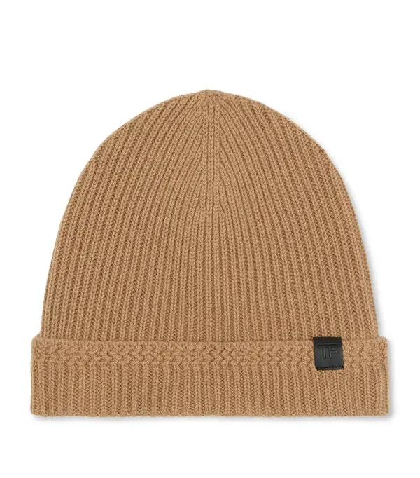 TOM FORD Cashmere Beanie - Beige