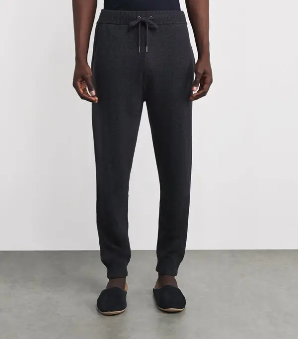 Derek Rose Cashmere Finley Sweatpants - Grey