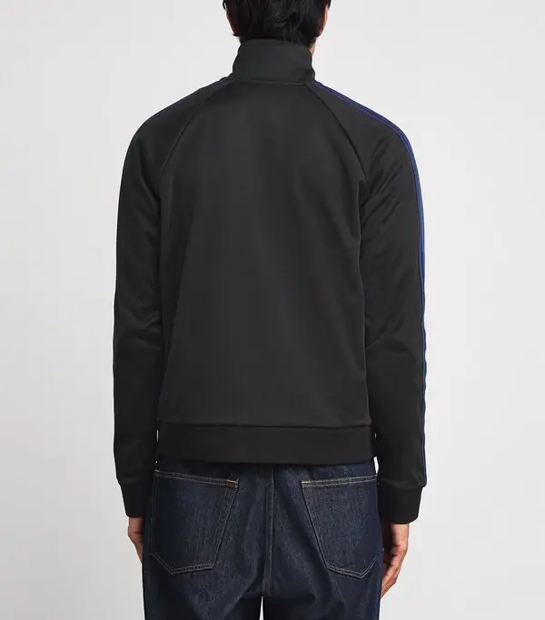 Fred Perry Contrast-tape Track Jacket - Black