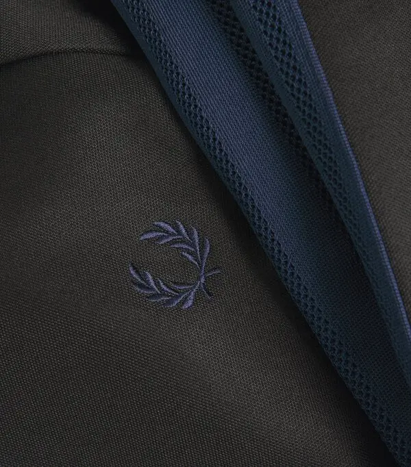 Fred Perry Contrast-tape Track Jacket - Black