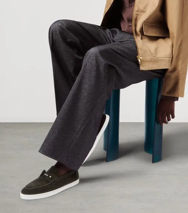CHRISTIAN LOUBOUTIN Chambeliboat Leather Loafers - Brown