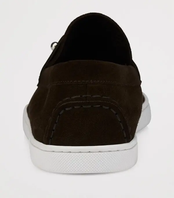 CHRISTIAN LOUBOUTIN Chambeliboat Leather Loafers - Brown