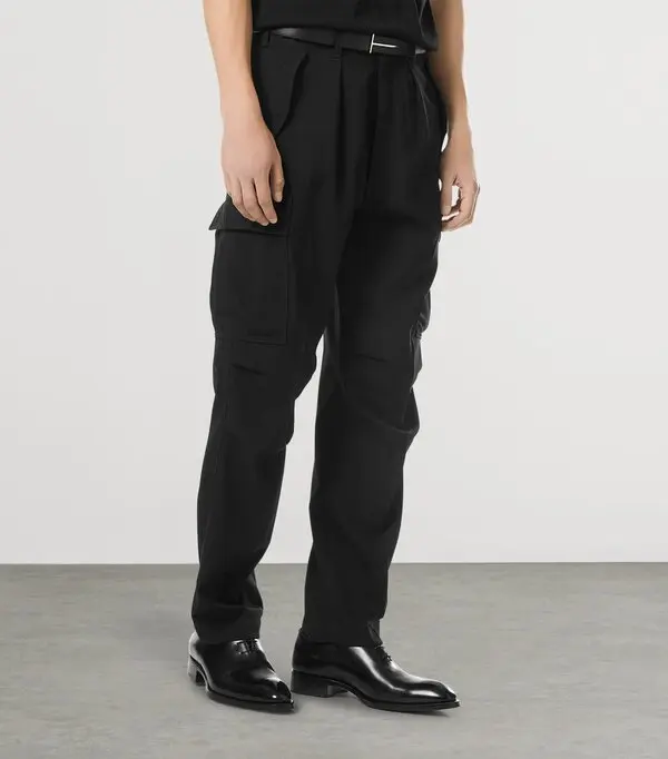 TOM FORD Virgin Wool-blend Cargo Trousers