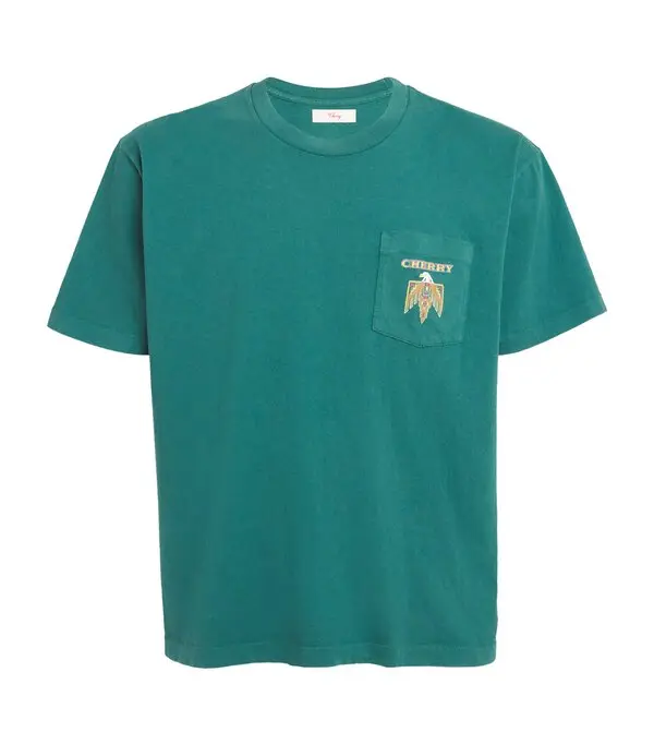 CHERRY LOS ANGELES Cotton Mojave Desert Print T-shirt - Green