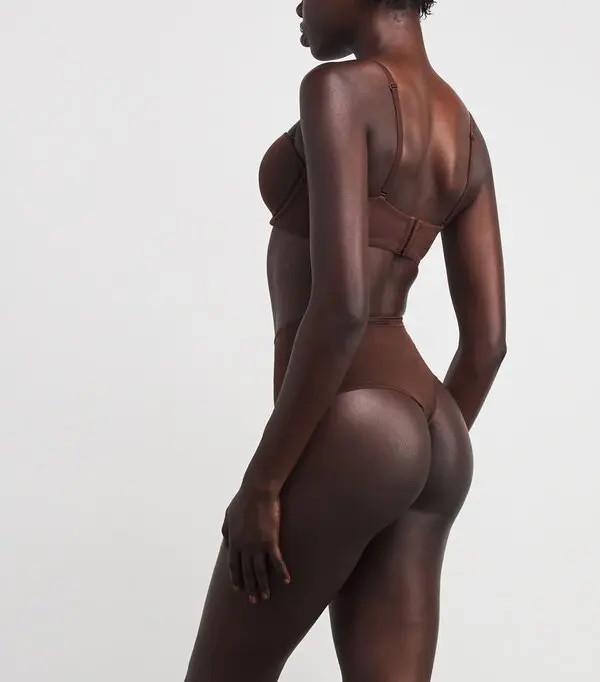 SKIMS Fits Everybody Strapless Bra - Brown