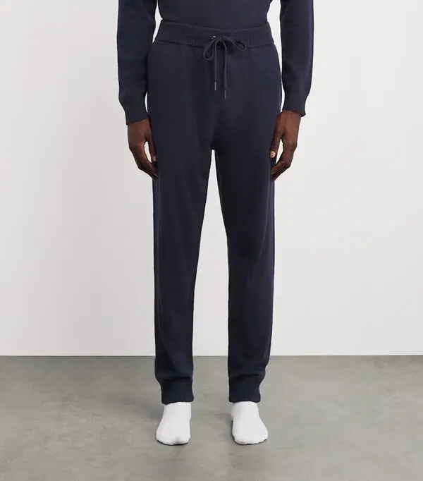 Derek Rose Cashmere Finley Sweatpants - Navy