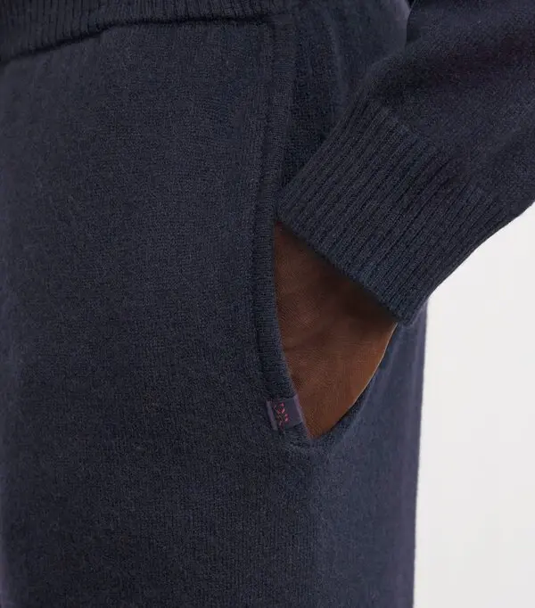 Derek Rose Cashmere Finley Sweatpants - Navy