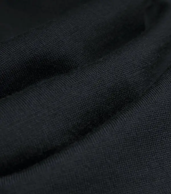John Smedley Lundy Merino Wool Sweater - Black
