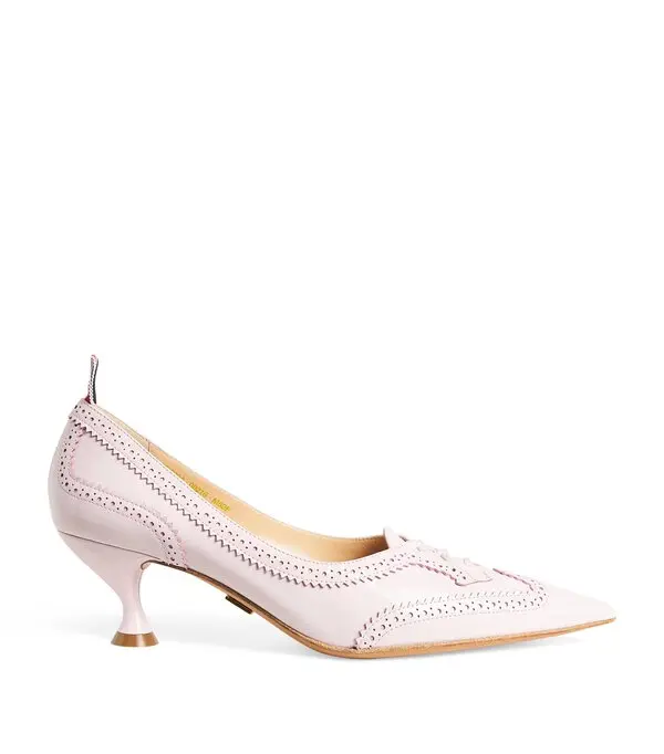 Thom Browne Patent Leather Wingtip Pumps