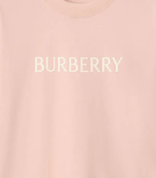 Burberry Cotton Logo T-shirt - Pink