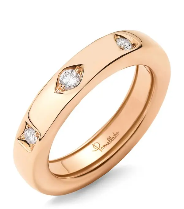 Pomellato Iconica Diamond Ring - Rose Gold