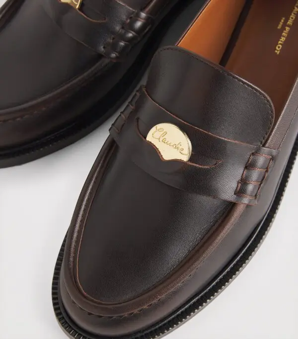 Claudie Pierlot Leather Loafers