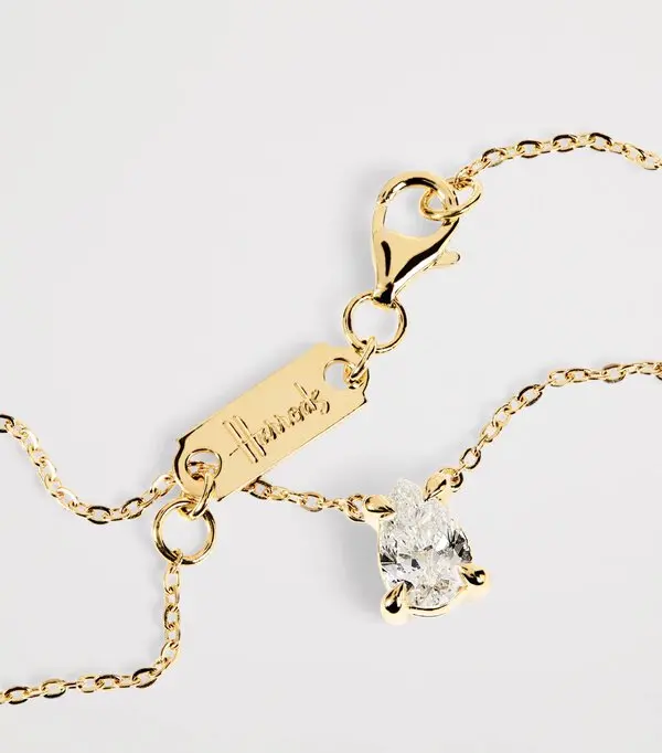 Harrods Pendant Necklace With Diamond