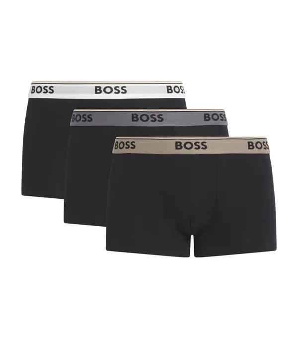 BOSS Cotton-stretch Power Trunks - Blue